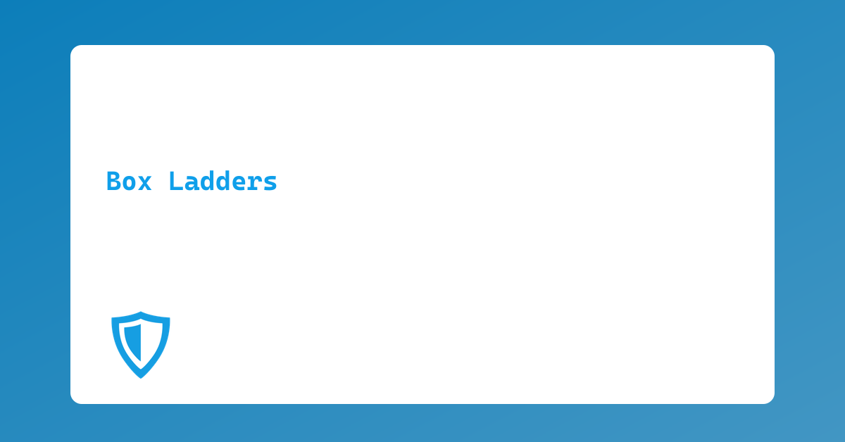 Box Ladders | Tournamentsoftware.com Products